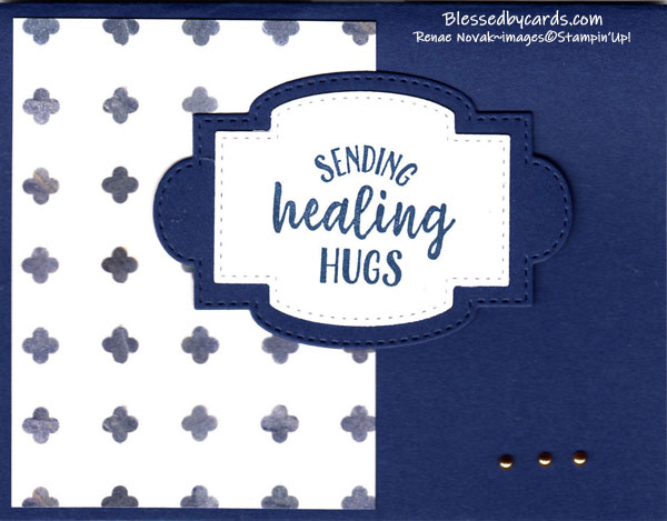Sending Healing Hugs – Blessed by Cards w/Renae Novak