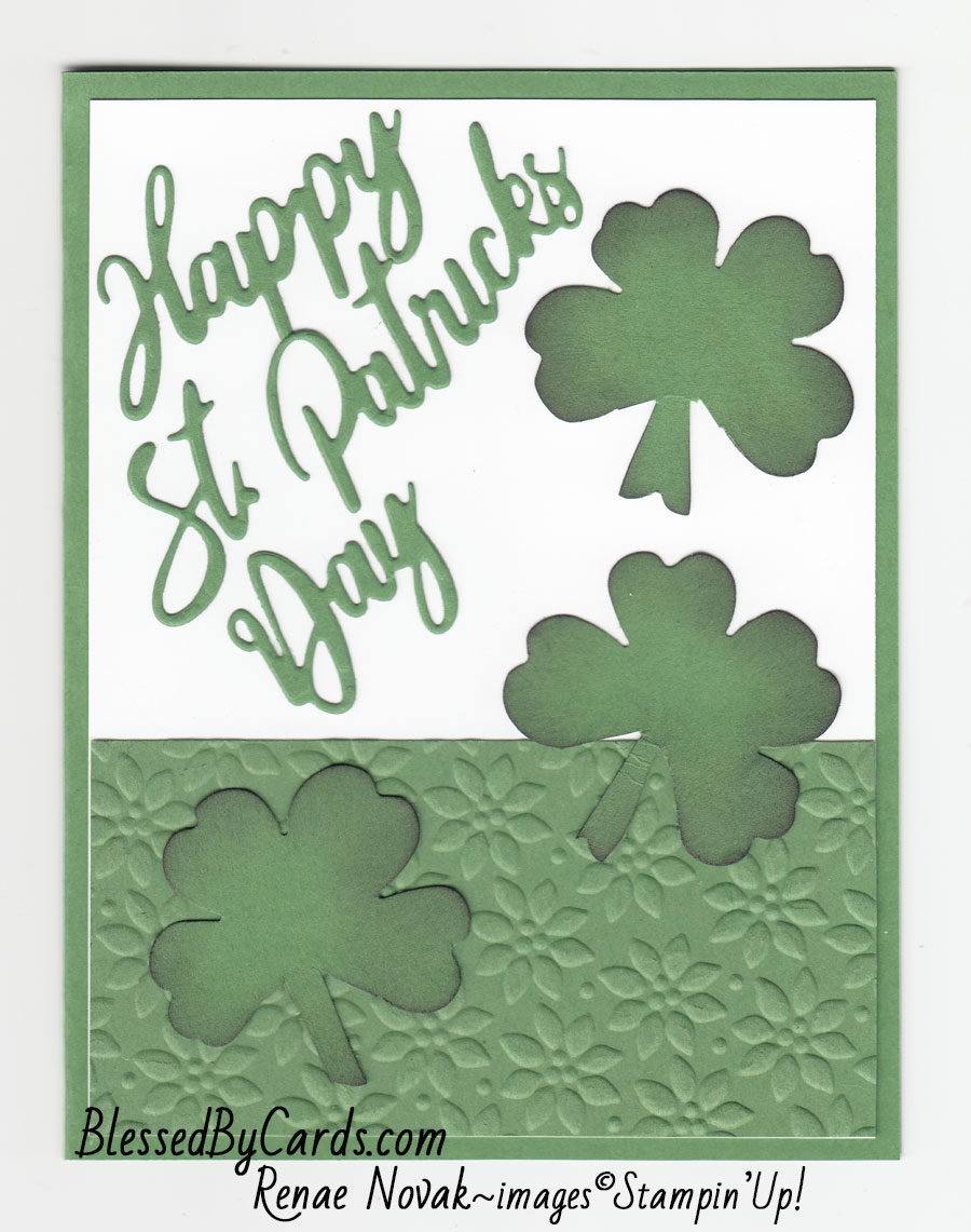 Happy St. Patrick’s Day! – Blessed by Cards w/Renae Novak