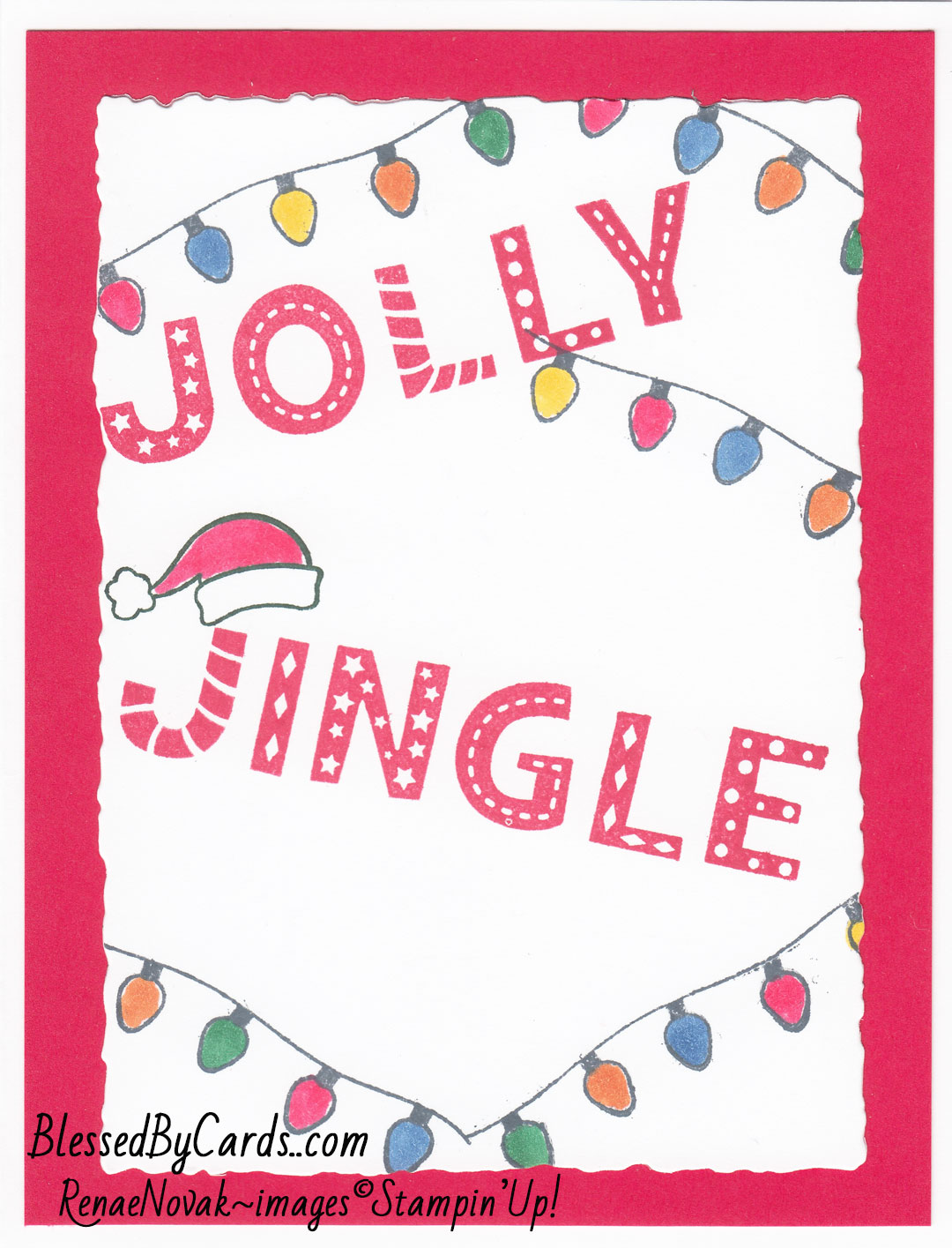 Jolly Jingle-Christmas in July – Blessed By Cards w/Renae Novak