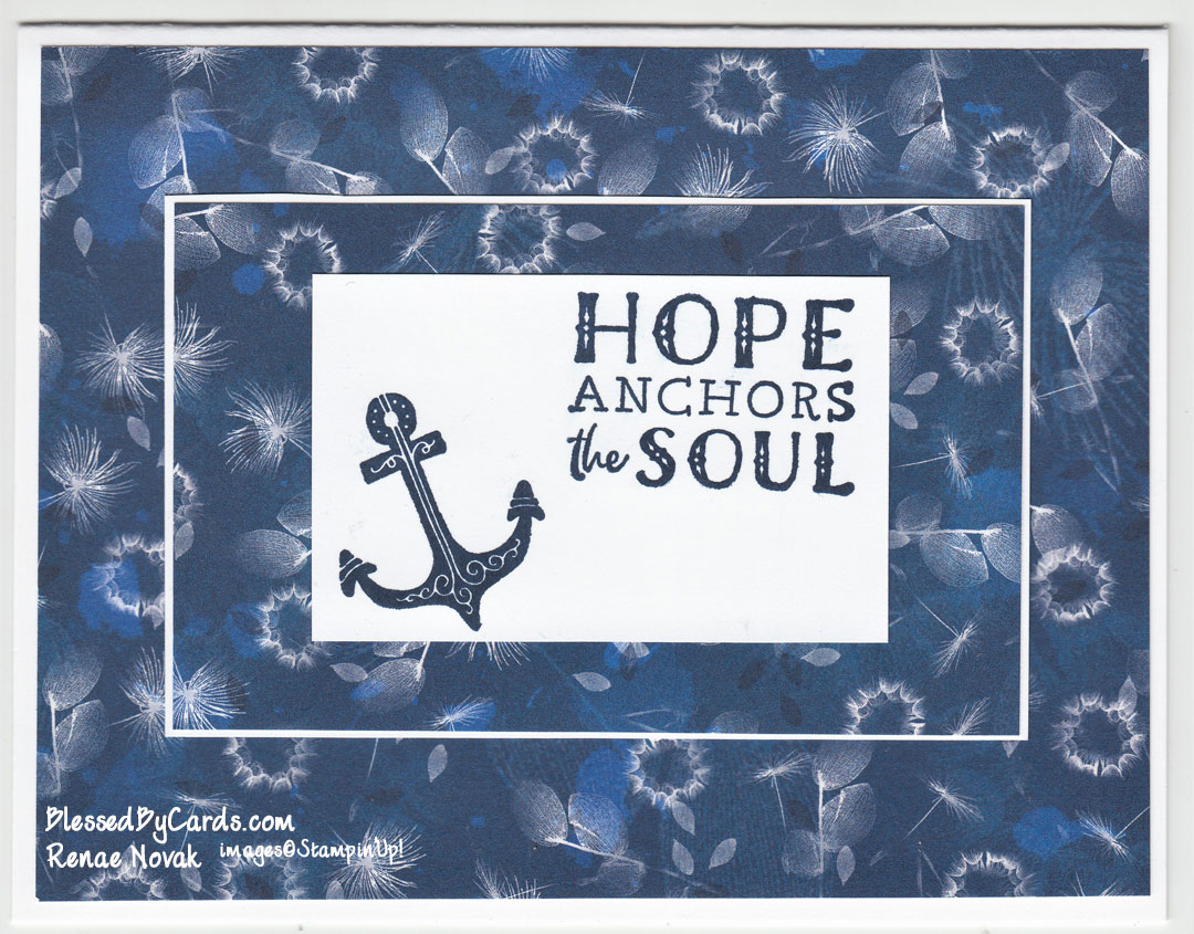Hope Anchors the Soul – Blessed By Cards w/Renae Novak