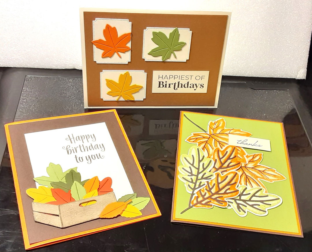 #132 Make It Monday Autumn Leaves Bundle – Blessed By Cards w/Renae Novak