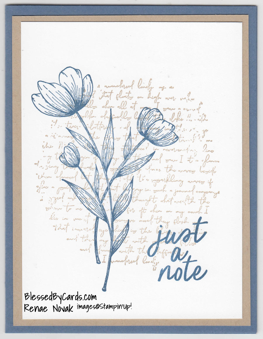 Elements of Text-Weekly Wed. #49 – Blessed By Cards w/Renae Novak